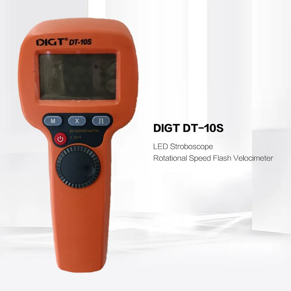 Digital Gauge Speedometer Handheld Tachometer Portable LED Stroboscope ...