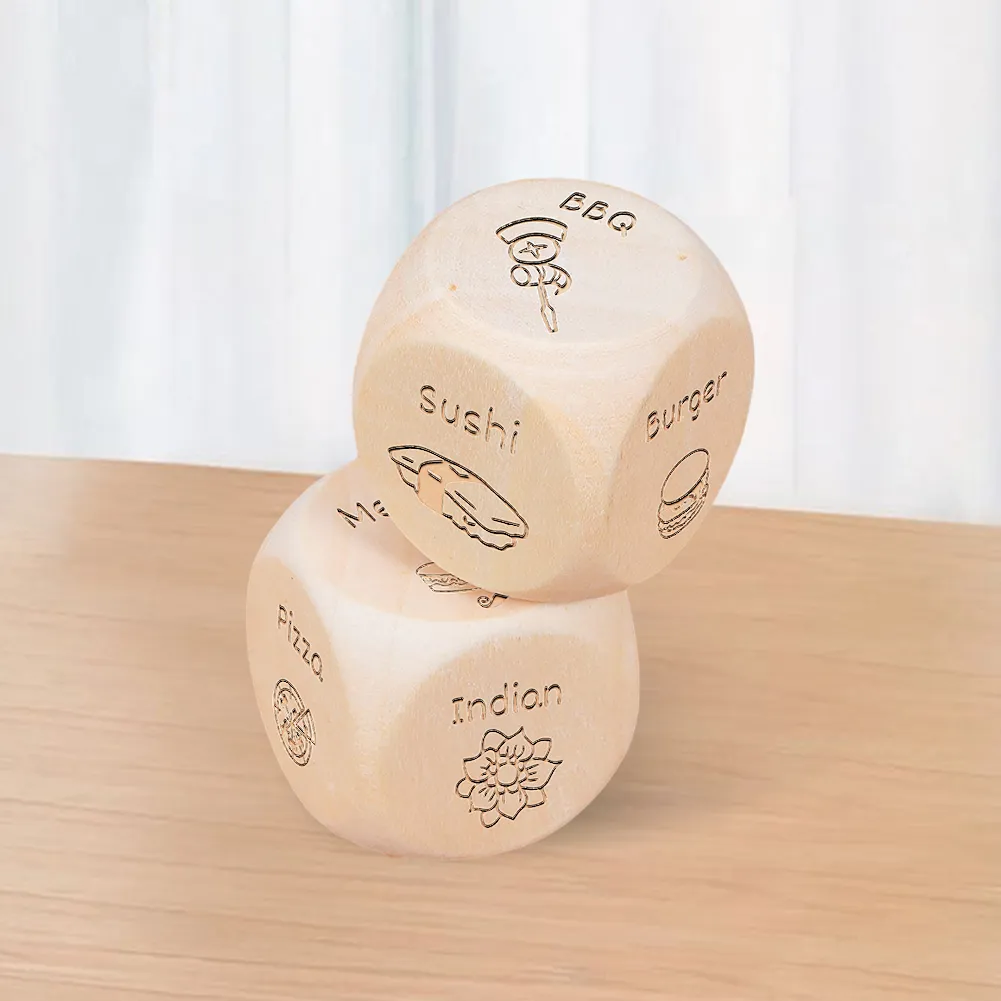 Bedroom Dice Dinner Decision Dice, Resin Food Choice Cubes, Lightweight ...