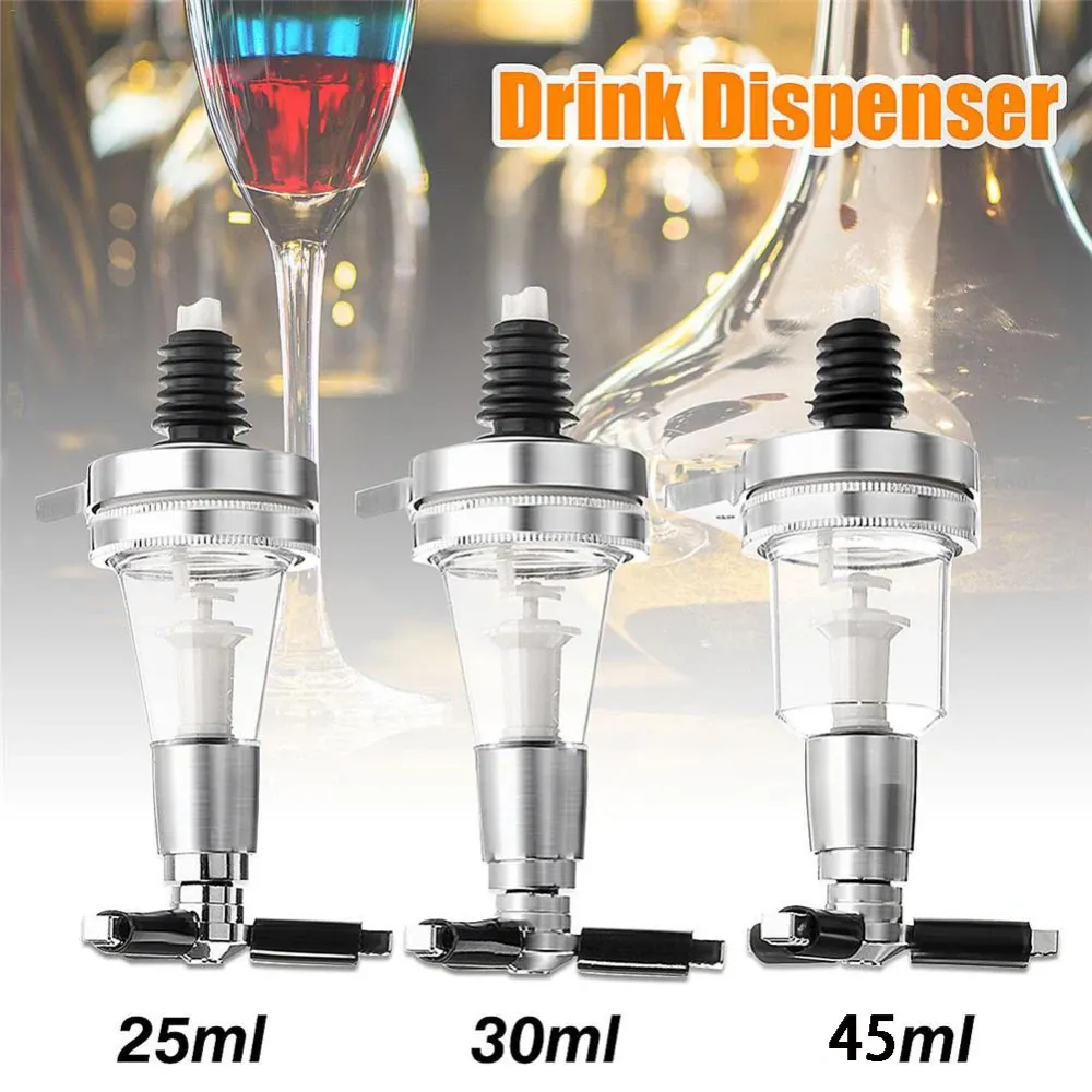 25ml/30ml/45ml Liquor Bottle Dispensers with Leak-proof Nozzle Pourer ...