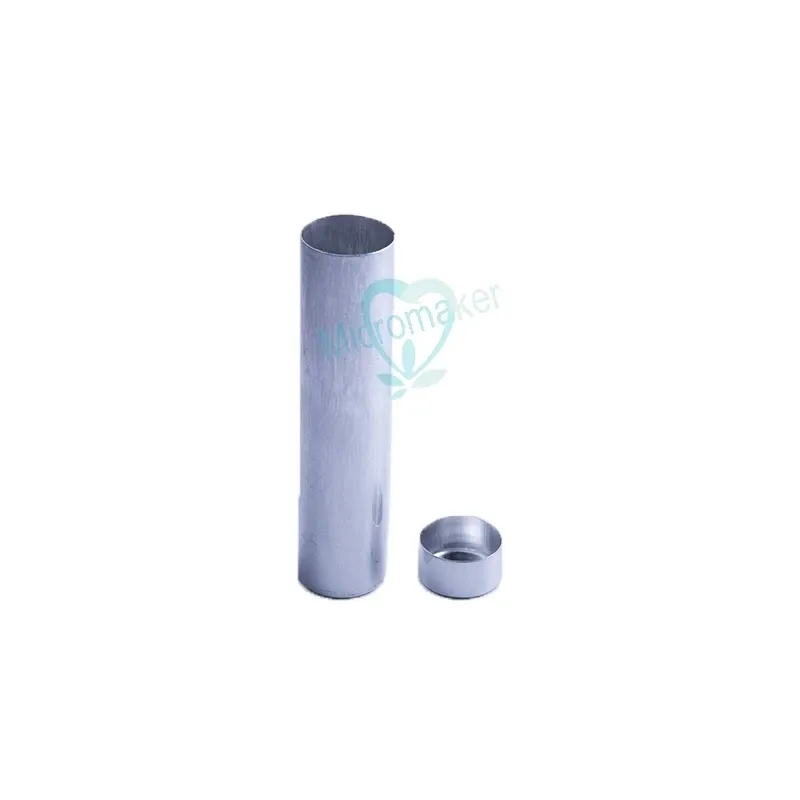 Dental Lab Aluminum Cartridge With Lip For Flexible Acrylic Denture Use ...