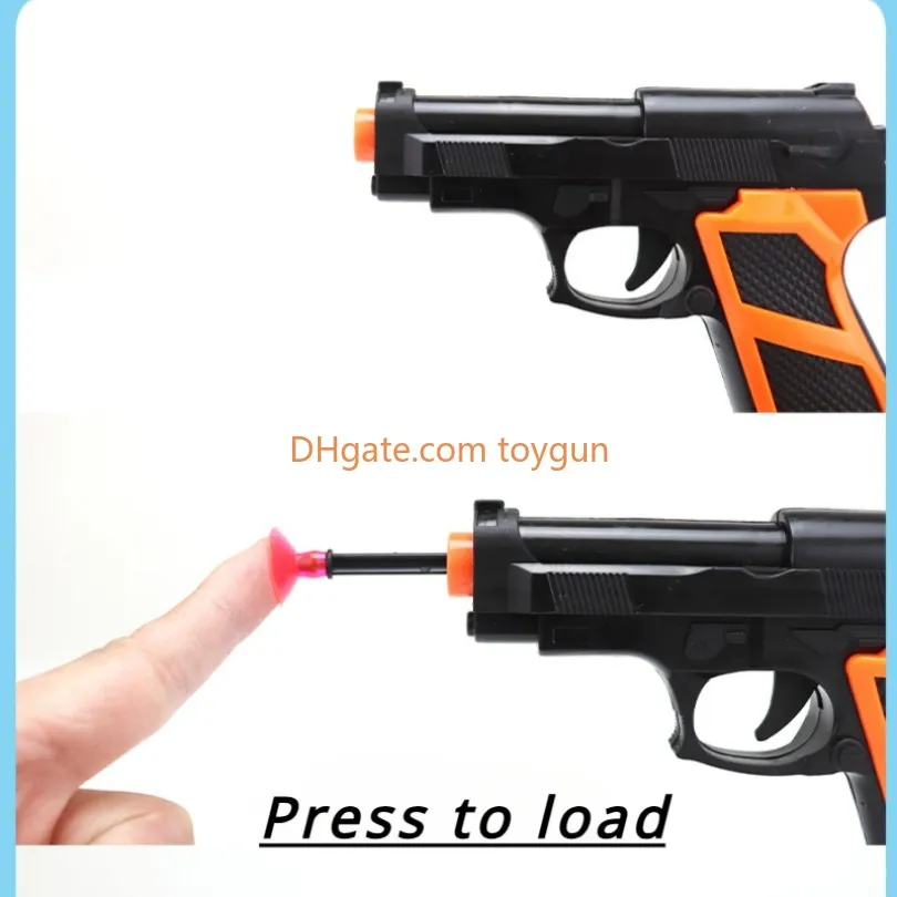 Safe Sucker Bullet Shooting Pistol Foam Darts Toy For Kids Soft Head ...