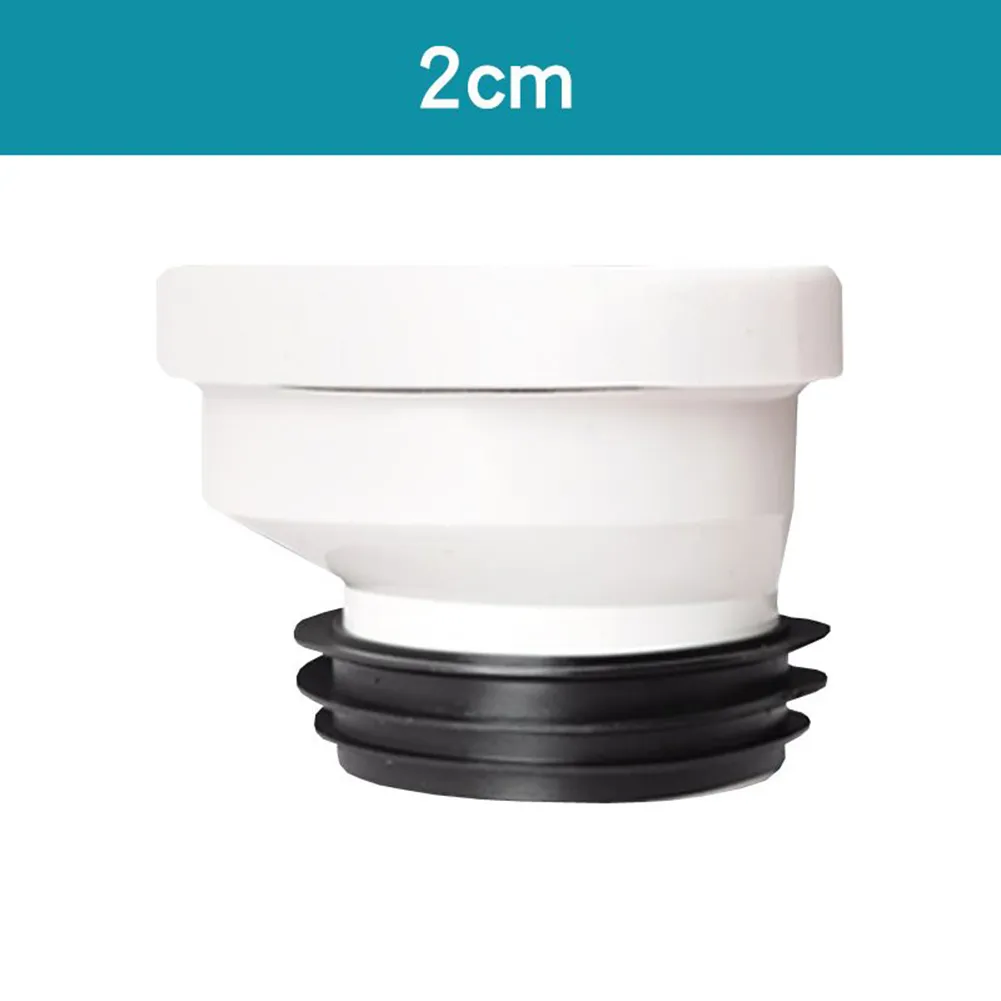 Offset Toilet Connector - 2/5/10cm PVC Pipe Shifter for Drain Nozzle ...