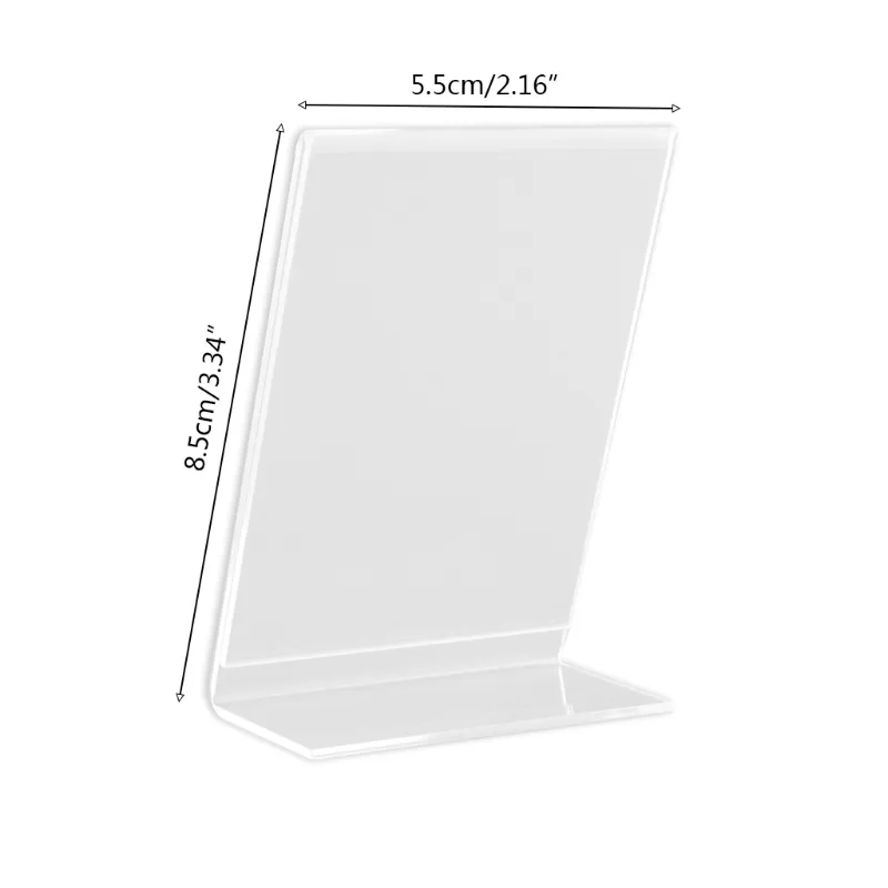 DHgate.com:Clear Acrylic Mini Photo Frame Holder Stand for Home Décor ...