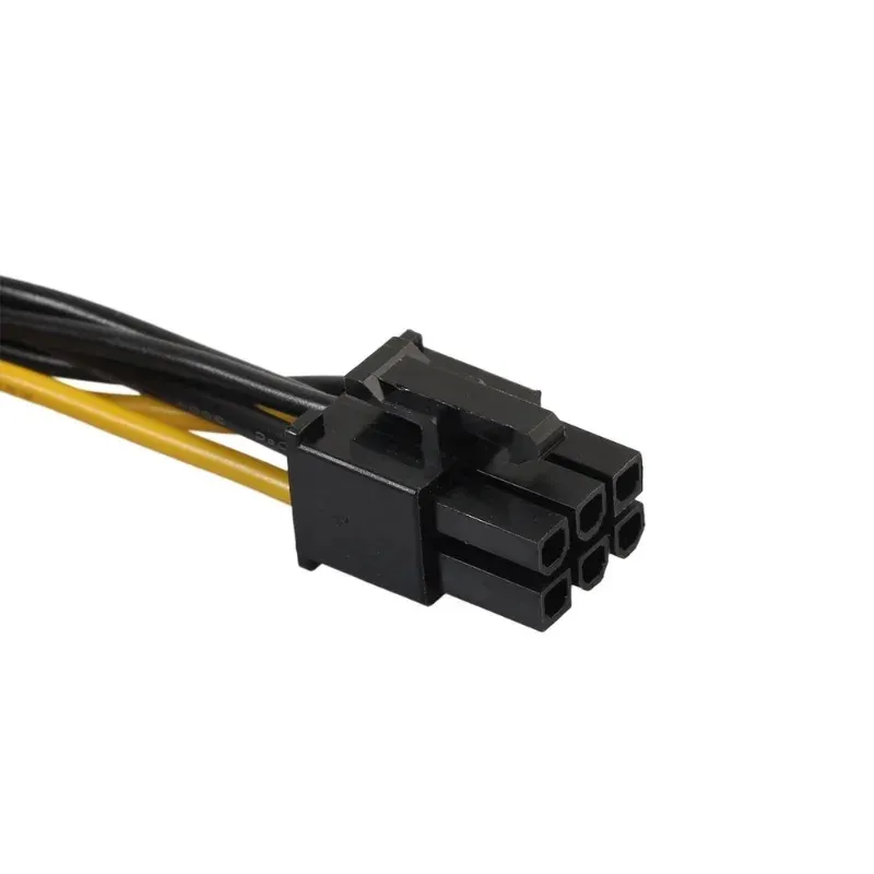 GPU Power Cable 15 Pin SATA Power To 6 Pin Graphics Card Adapter Cable ...