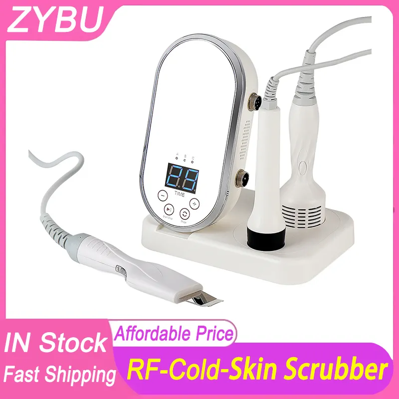 Portable RF Skin Lifting Machine Ultrasonic Facial Scrubber 3-in-1 ...
