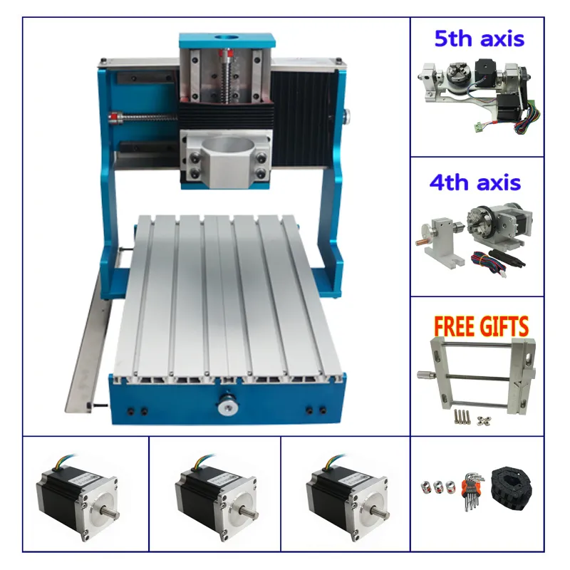 DIY CNC Router Frame Kit 3040 Nema 23 Stepper Motors, 1605 Ball Screw ...