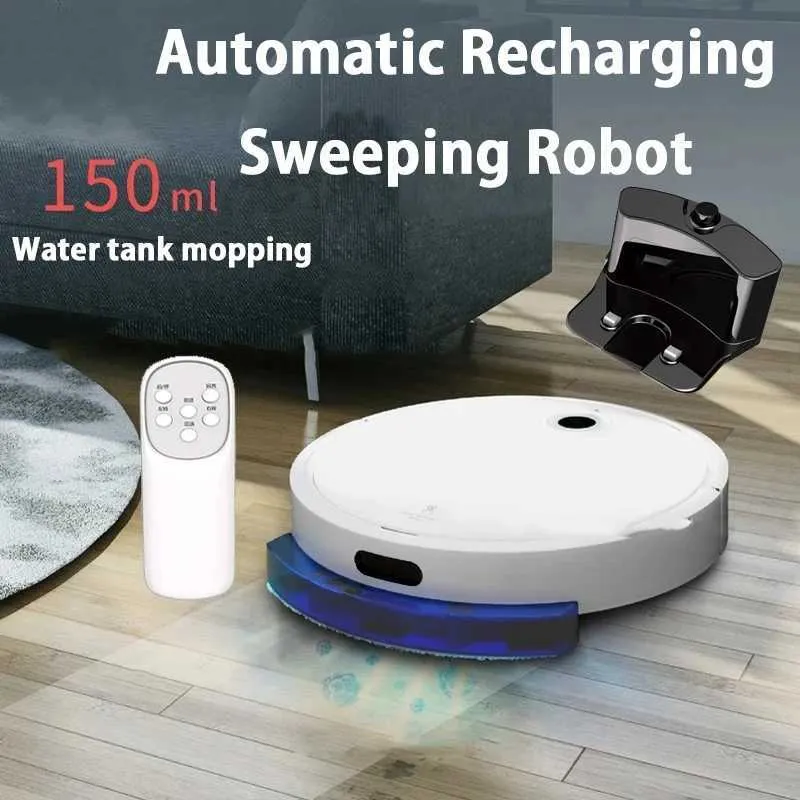 ZM005B Robotic Vacuum Cleaner: 2000PA, 5-in-1, Remote Control ...