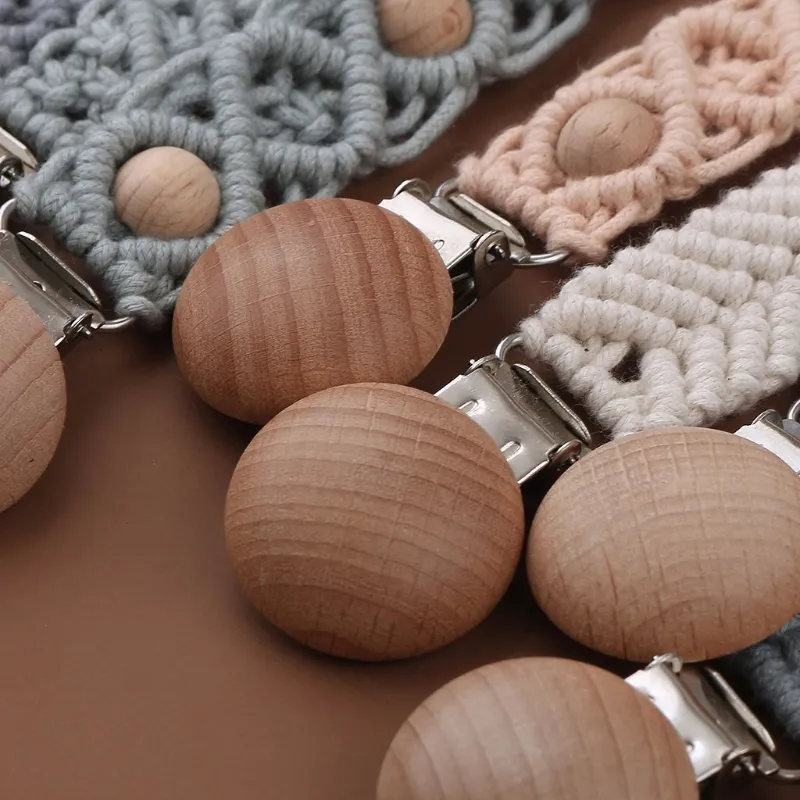Silicone Pacifier Clip Chain, BPA-Free Infant Soother Holder in Trendy ...
