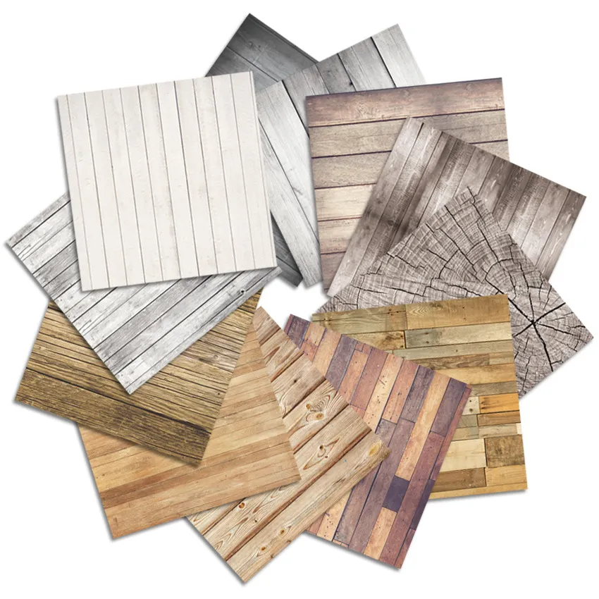 6X6 Wood Texture Paper Scrapbooking Patterned Paper Pack Handmade Craft ...