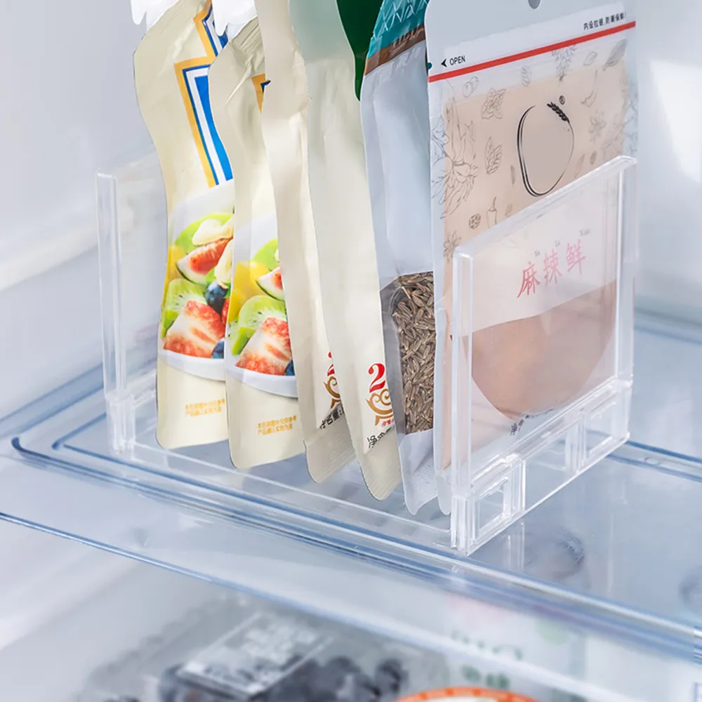 Transparent Acrylic Fridge Organizer | Space-Saving Clear Shelves ...