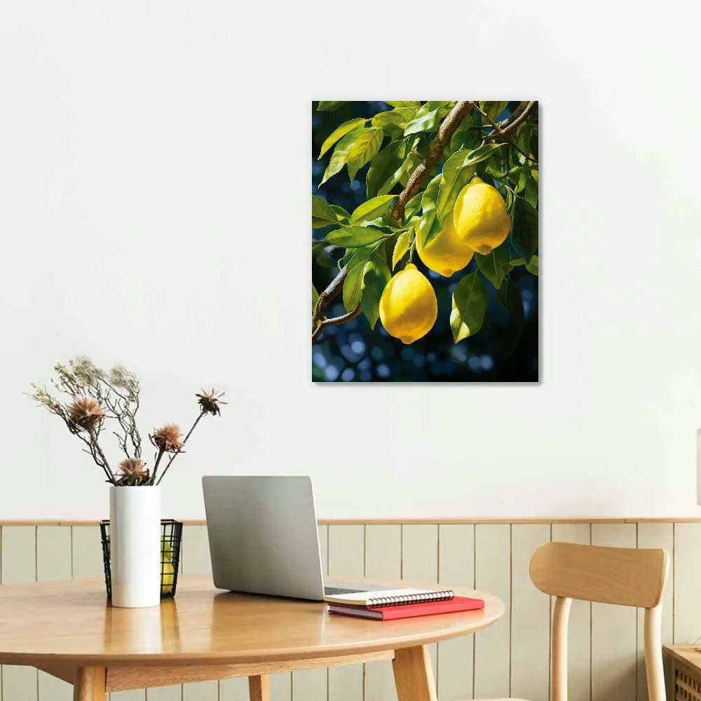 lemon artwork canvas