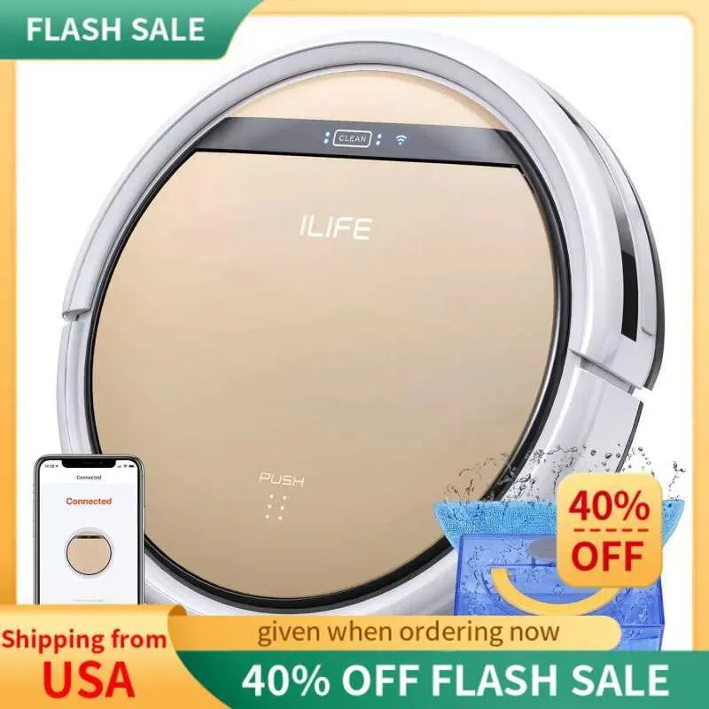 DHgate.com:ILIFE V5s Plus 2-in-1 Robot Vacuum and Mop, Wi-Fi/App/Alexa ...