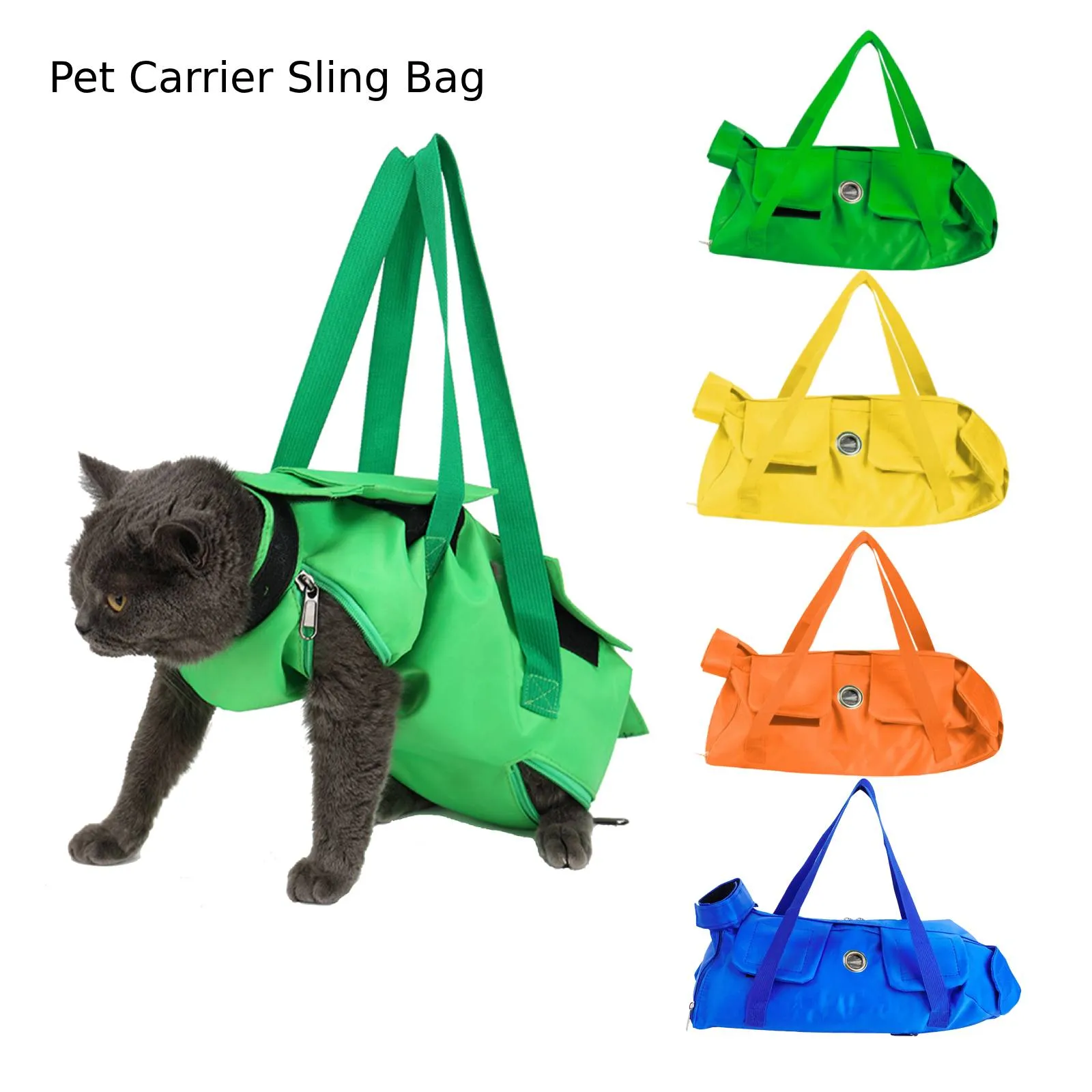 Cat Nail Cutting Bag Pet Grooming Restraint Hammock for Small Dogs and ...