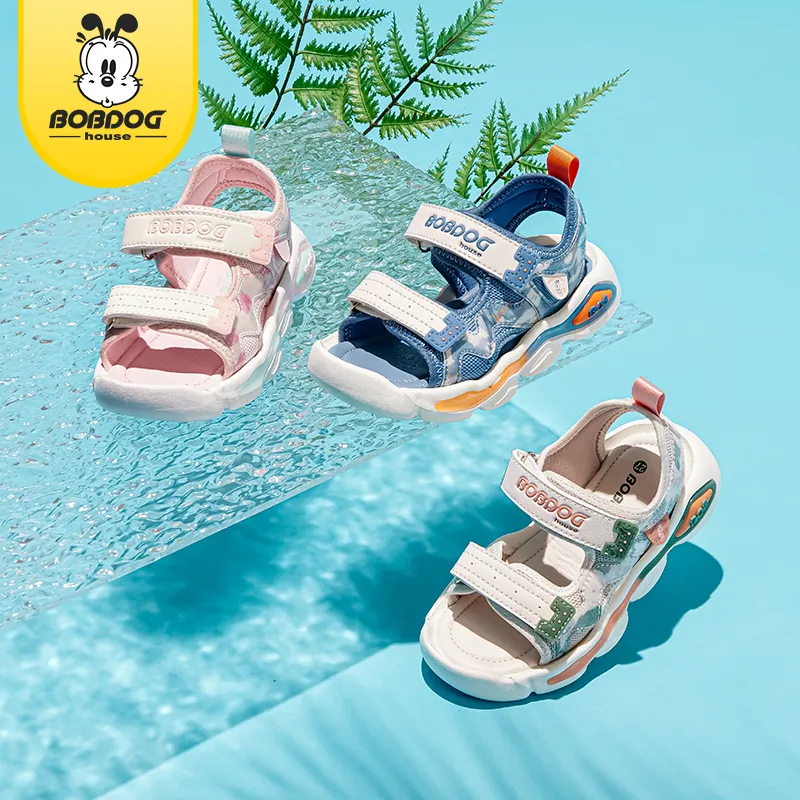BOBDOGHouse Girl's Breathable Closed Toe Sandals Non Slip Durable Water ...