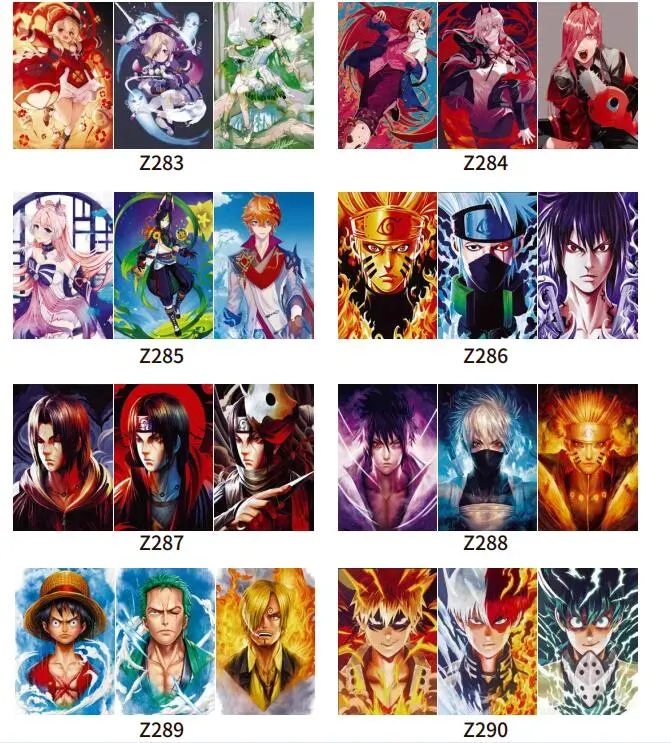 40CM 3D Anime Poster SPY FAMILY Demon Slayer Motion Stickers Outdoor ...