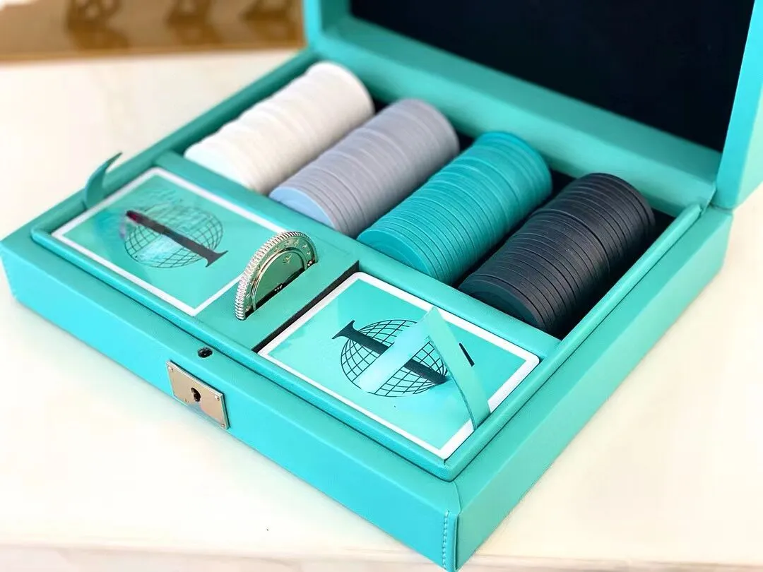 Designer Cyan Jetton Set for Playing Card Games and Entertainment from ...