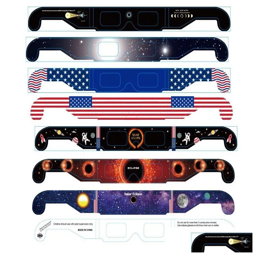 DHgate.com:Solar Eclipse Glasses with Black Film - Safe Viewing Filters ...