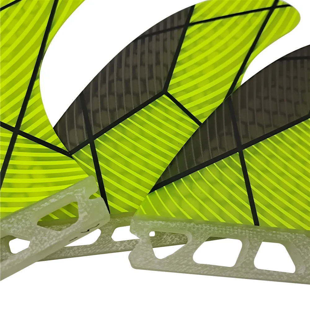 Fiberglass Surfboard Fins Tri Fin Set for Shortboard with FUTURE Fin ...