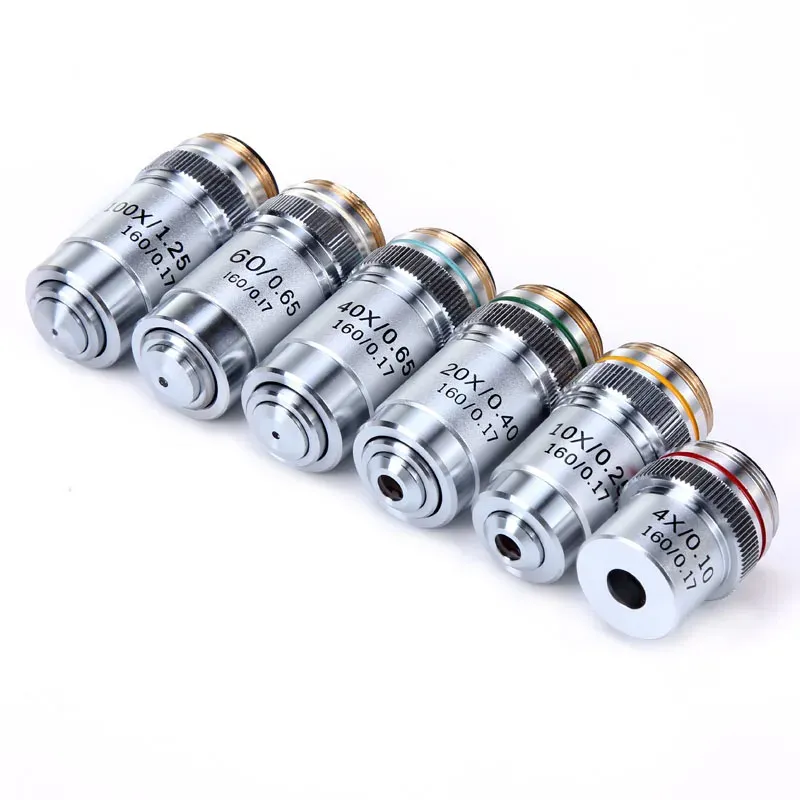 microscope lens sizes