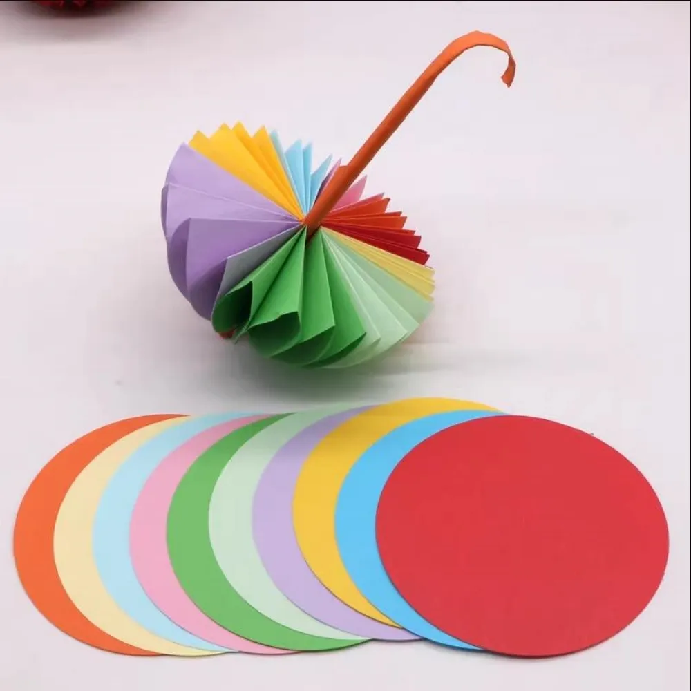 Round Colored Origami Paper 2.36/3.74/5.91 in 6/9.5/15 cm for Holiday ...