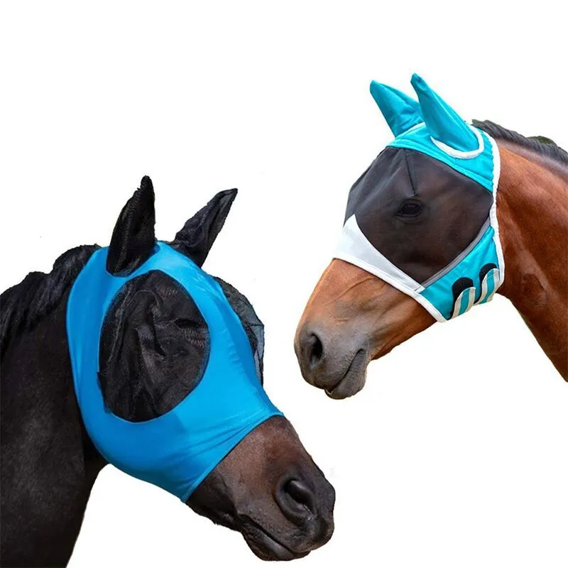 Elastic Horse Fly Mask: Ultimate Insect Protection for Horses - Shop ...