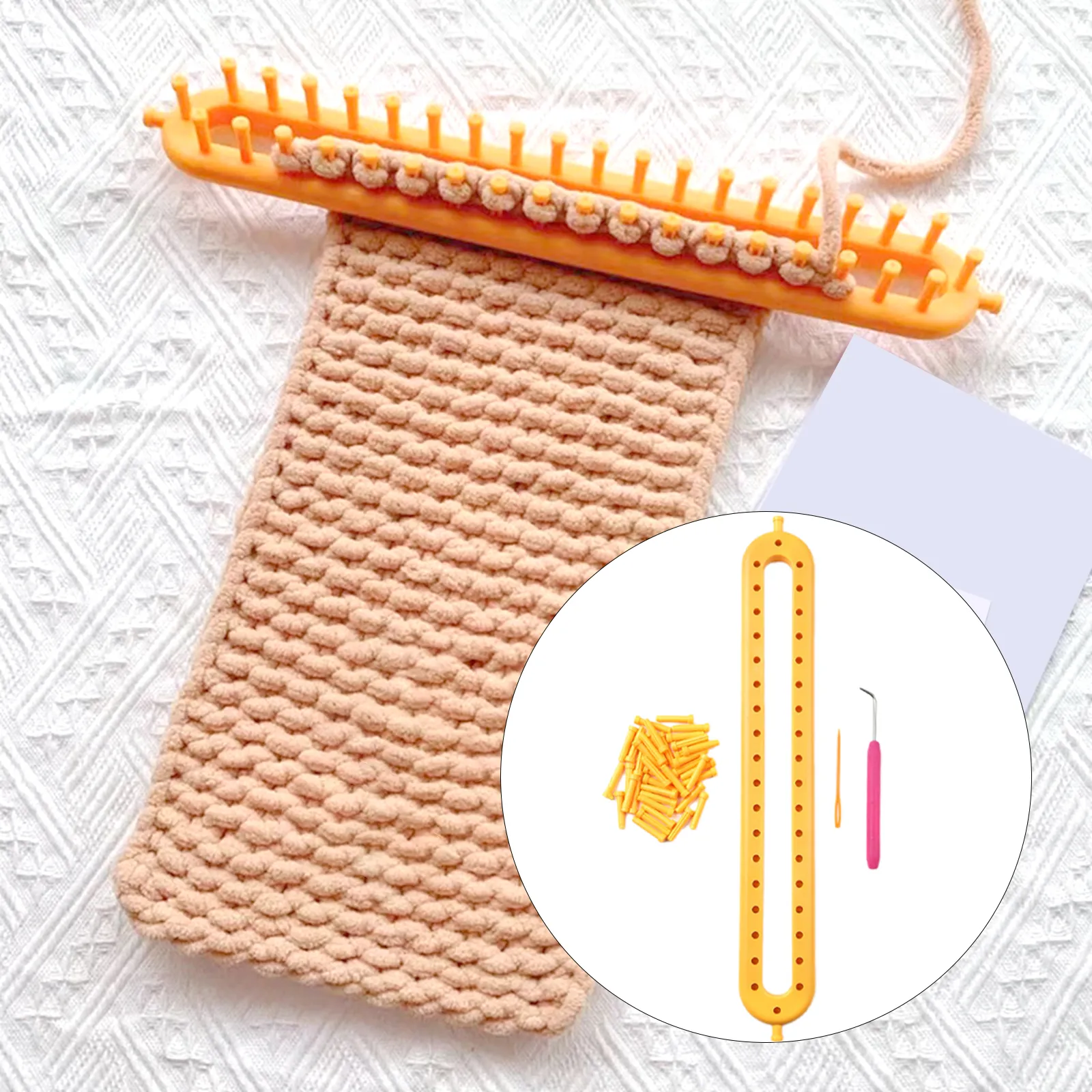 2024 Knitting Loom Set: DIY Machine Sewing Tools for Handmade Weaving ...