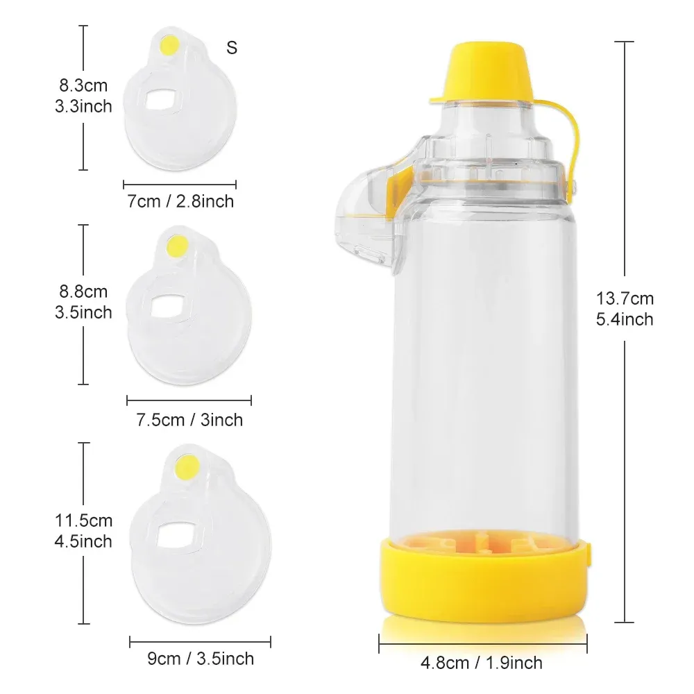 Silicone Inhaler Spacer for Adults, Kids, and Babies | Aerosol Cabin ...