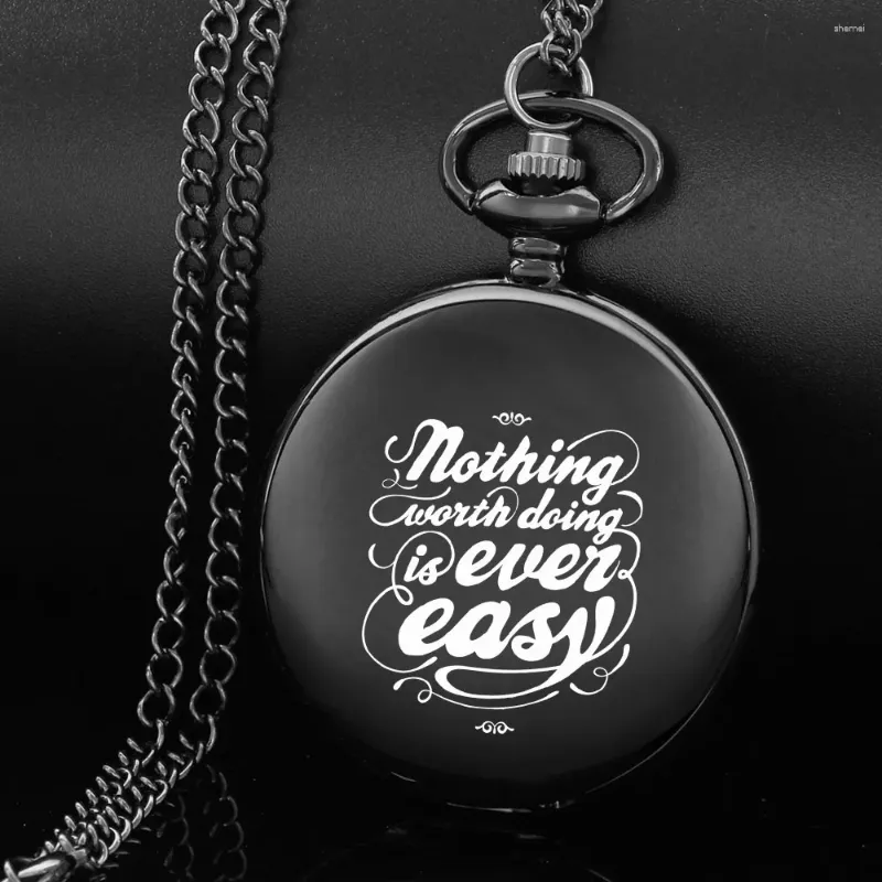 Motivational Quote Pocket Watch Designs With English Alphabet Carving ...