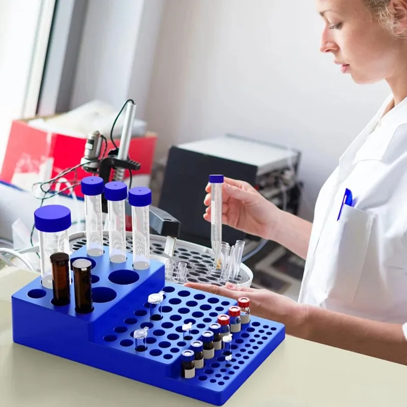 4X Multifunctional Centrifuge Tube Rack for 0.2 to 50 mL Test Tubes ...