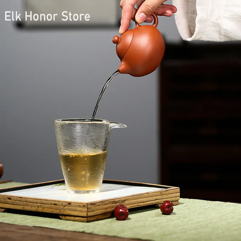 125ml Yixing Purple Clay Teapot Handmade Raw Ore Downhill Mud Ceramic ...