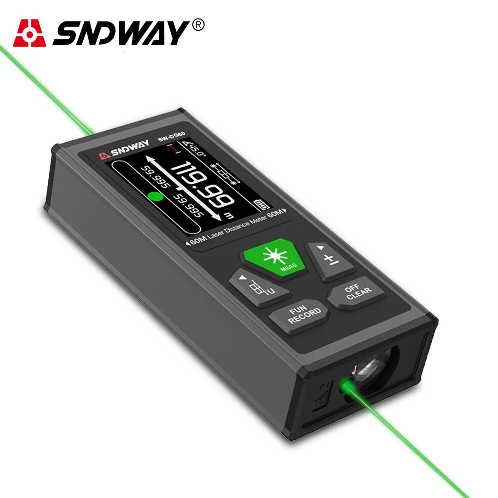 Bidirectional laser measure store