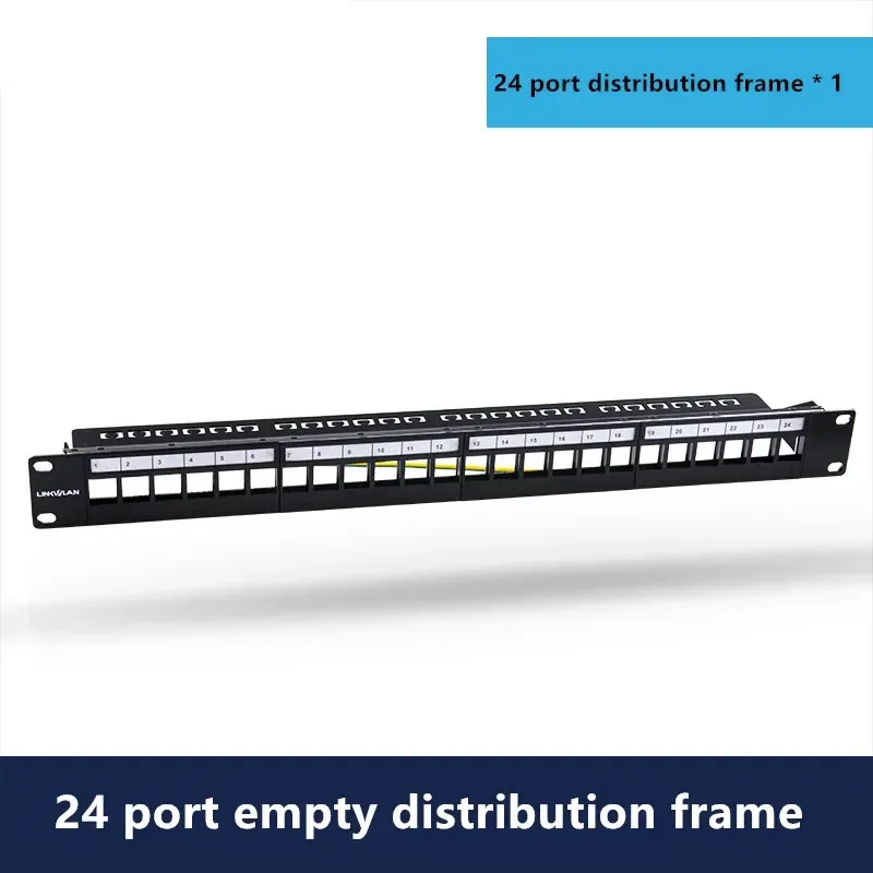 19 RJ45 Ethernet Rack With 24 Port Patch Panel Nixplay Frame, Keystone ...
