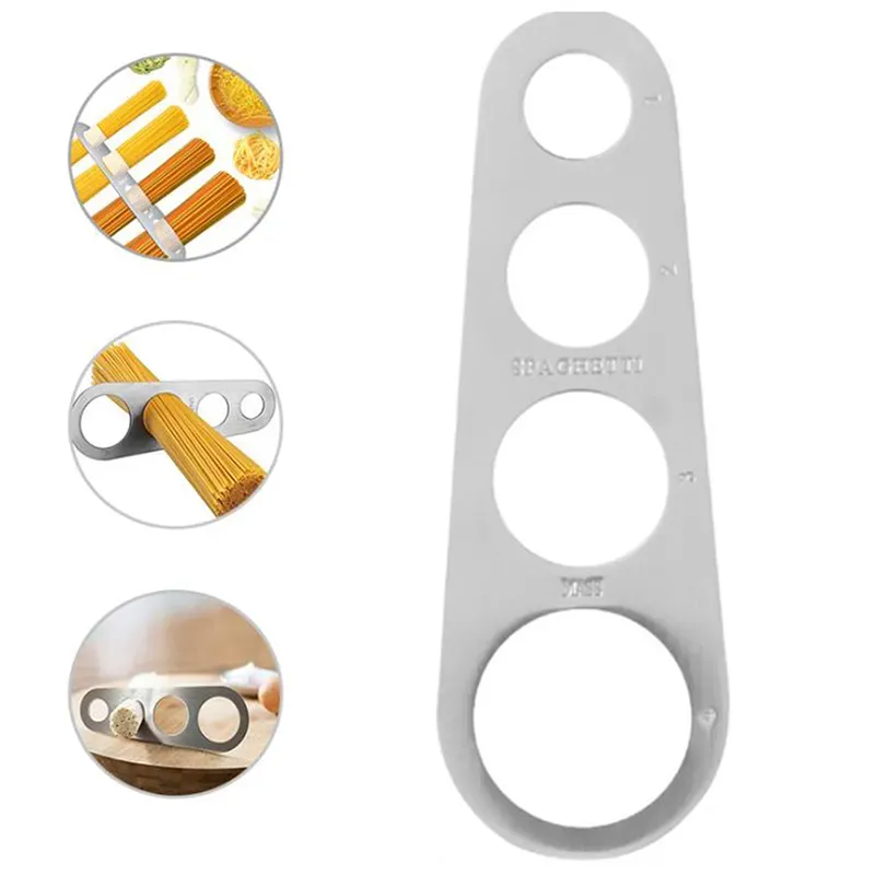 Easy Clearing Pasta Ruler Measuring Tool 4 Serving Portion Stainless ...