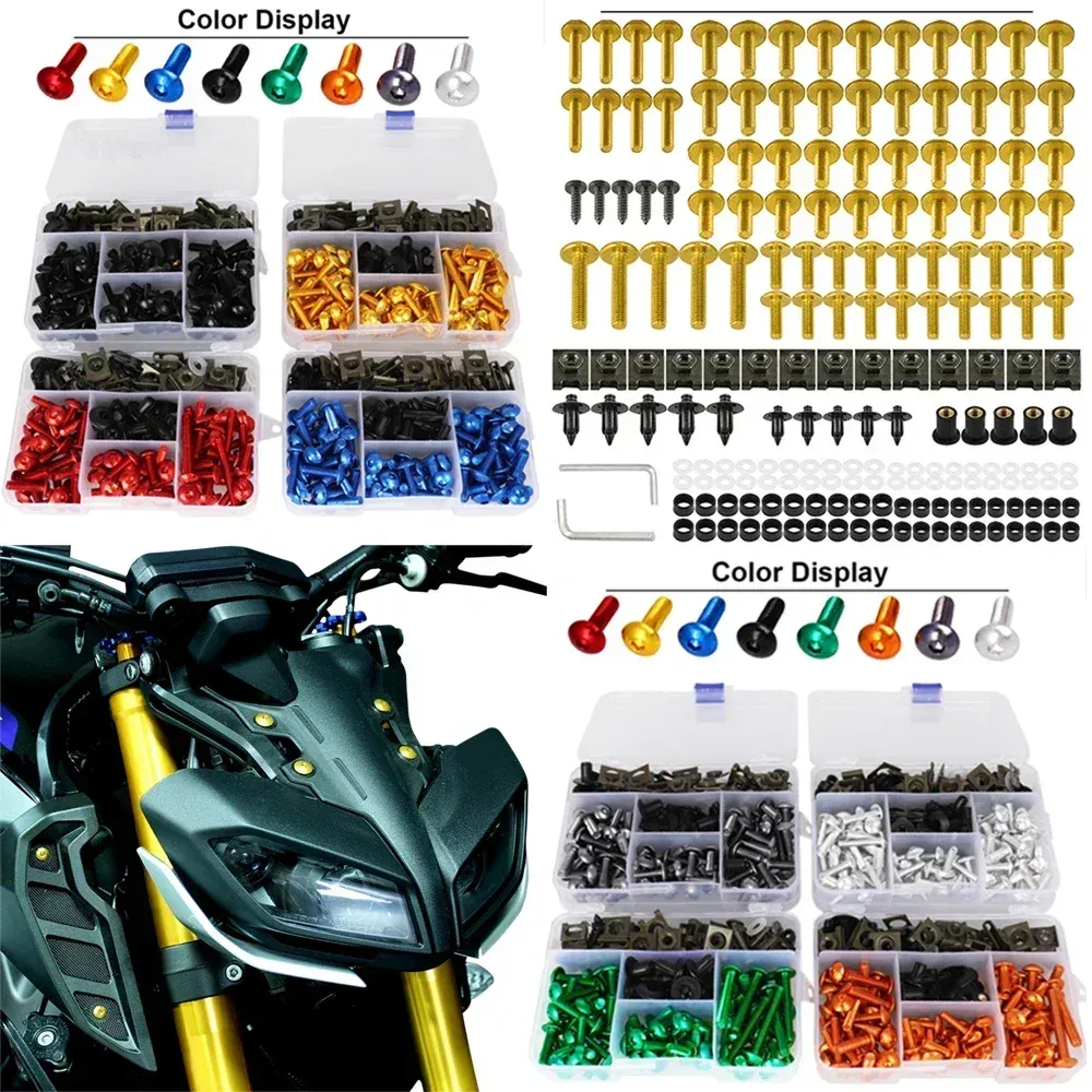 Complete Fairing Bodywork Bolt Screw Nut Clip Kit for Yamaha Motorcycle ...