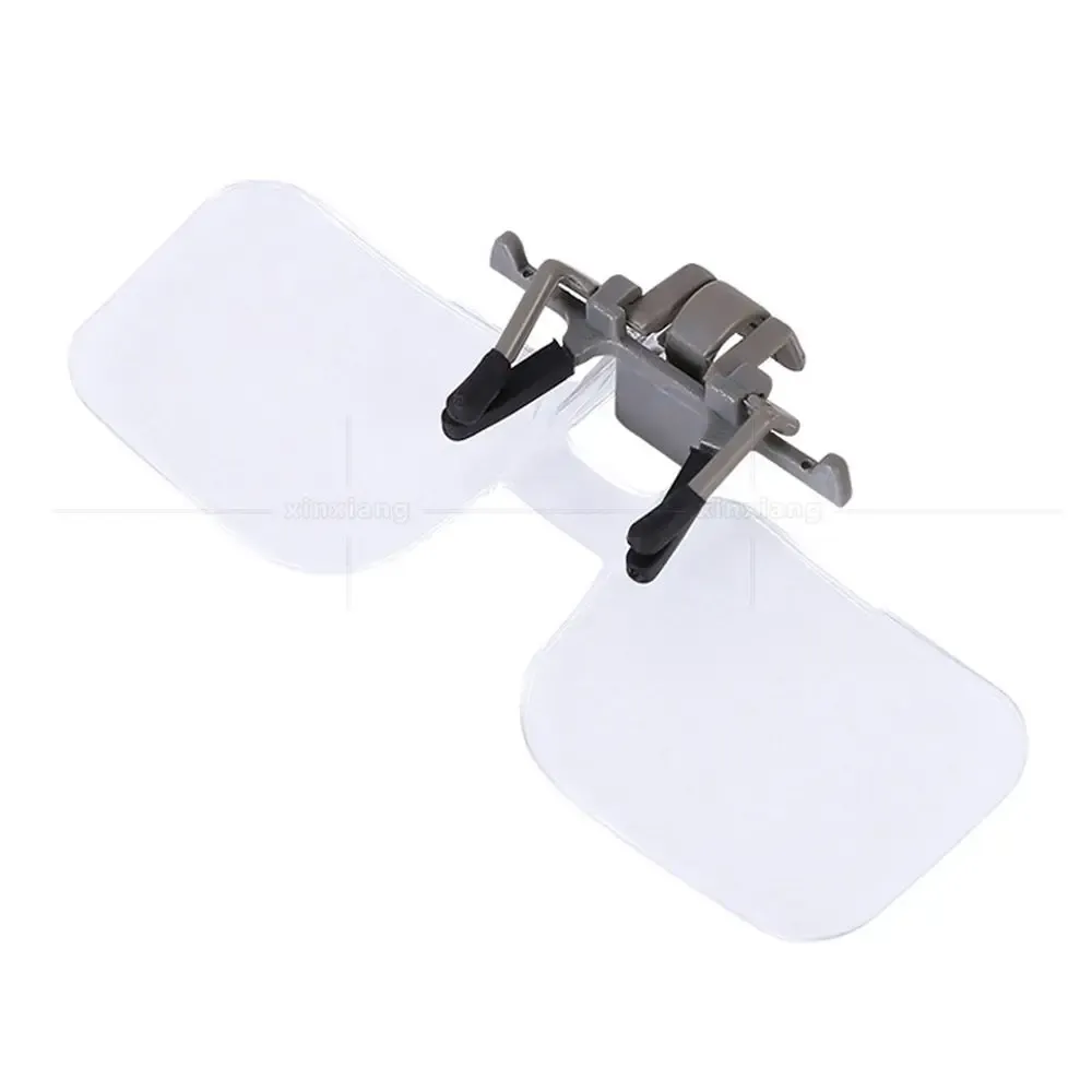 2X Lightweight Clip-On Magnifying Glasses for Needlework Crafts and Map ...