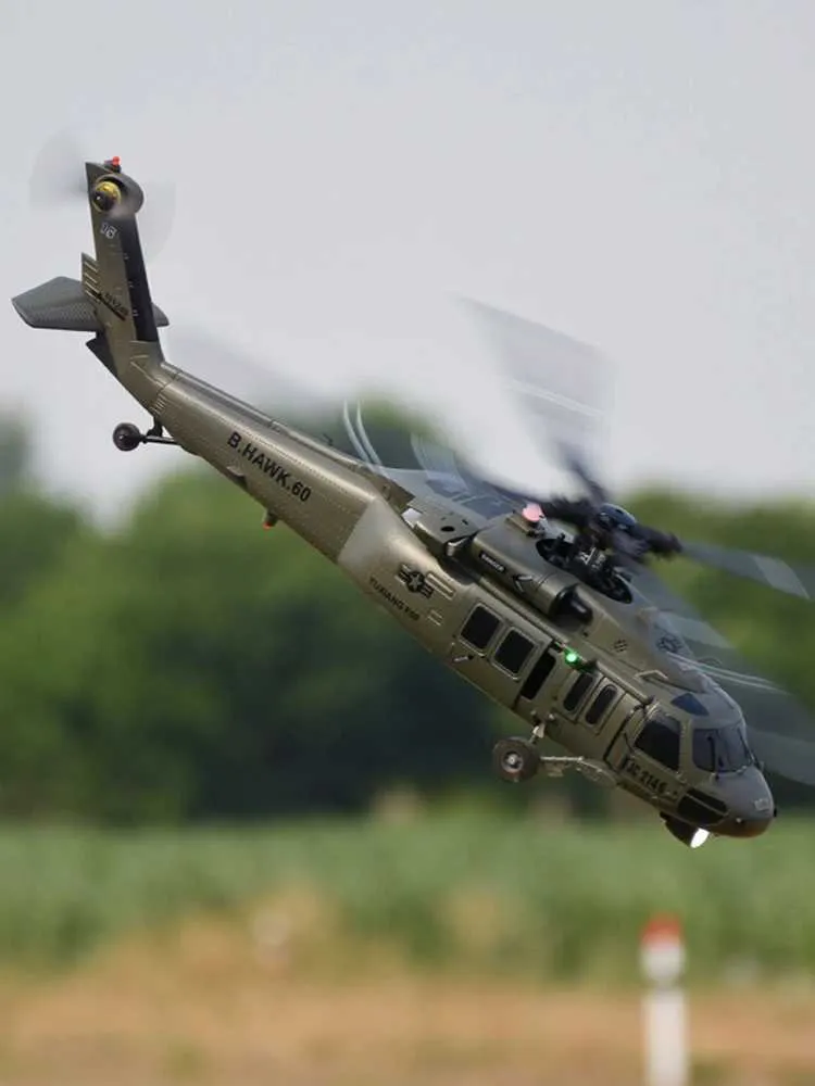 6CH 6-Axis Gyro Brushless Motor RC Helicopter - Black Eagle YXZNRC F09 ...