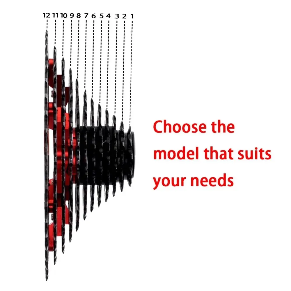 9-12S MTB Bike Freewheel Cassette, 42/46/50/52T 9V 10V 11V 12V for M5100 M6100 M7100 M8100 HG ...