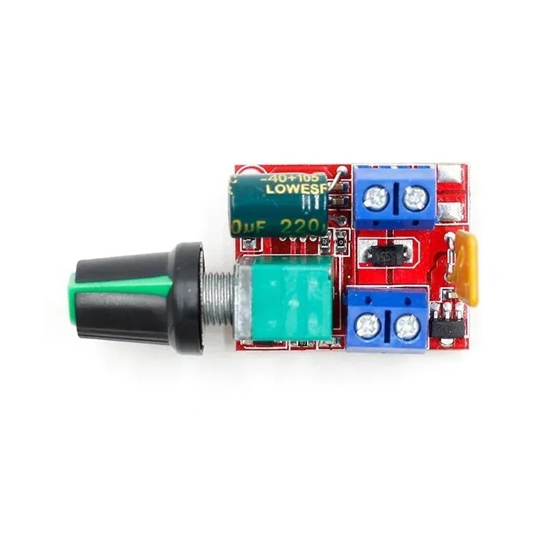 12V DC Motor Speed Controller PWM 5A 90W Adjustable Voltage Regulator ...