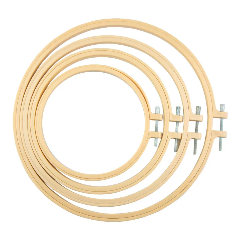 Plastic Embroidery Hoop Ring: Adjustable Cross Stitch Hoop Set with for ...