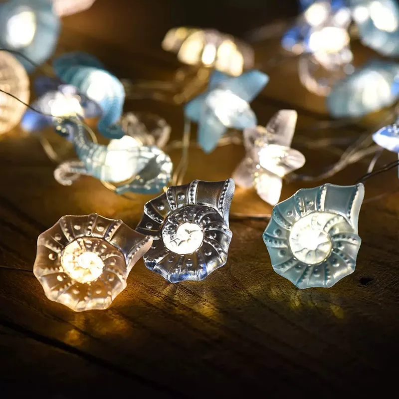 DHgate.com:20LEDsStarfish Seashell String Lights, Mermaid Under Sea ...