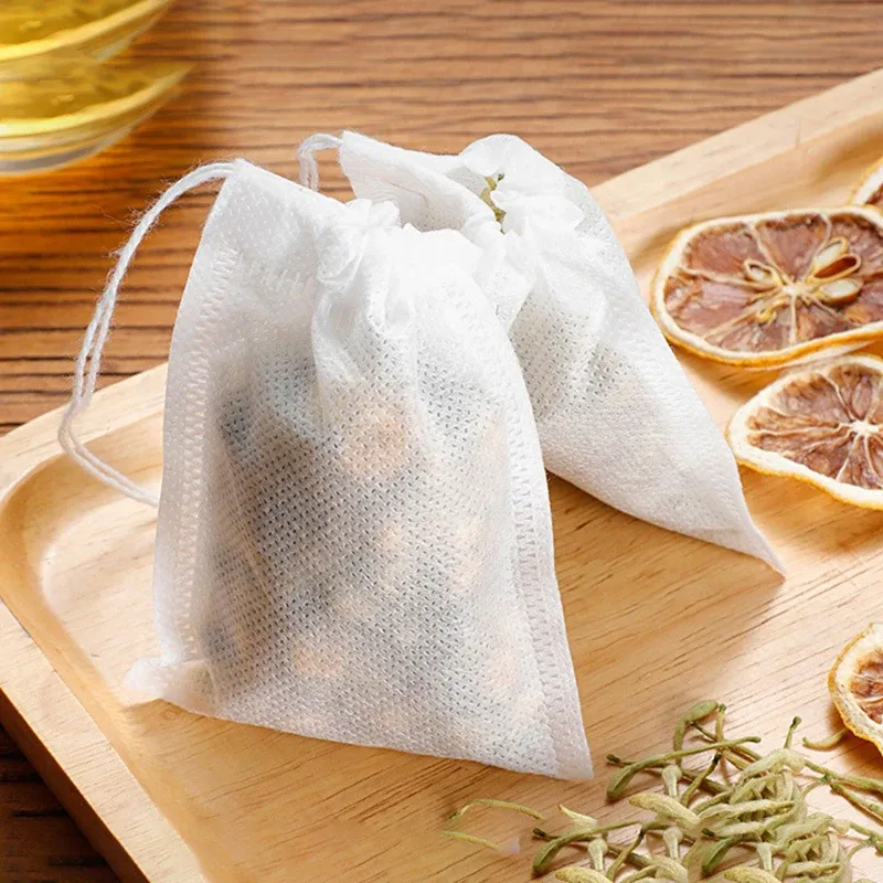 drawstring tea bag