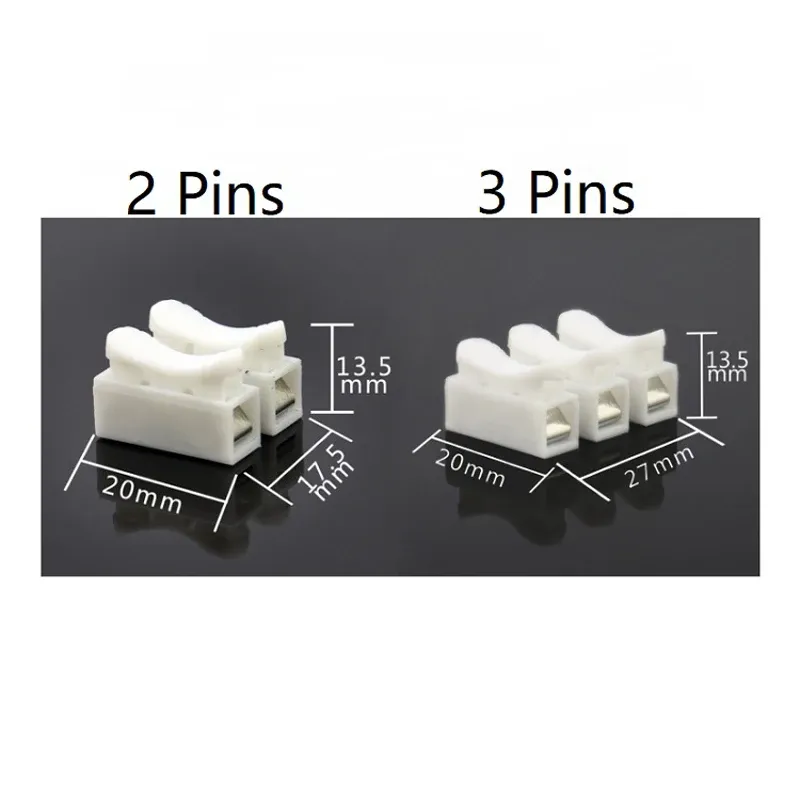 CH2/CH3/ High Pressure Resistant 2pin 3pin 10A 220V Push Quick Wire ...