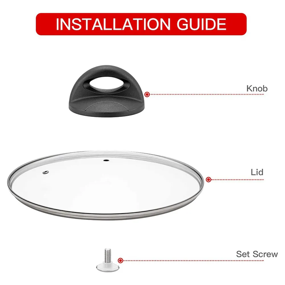 Durable Stainless Steel Pot Lid Knobs Heat-Resistant Lid Holding ...