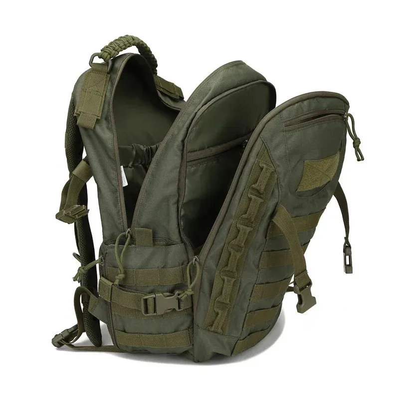 DHgate.com:Tactical Army Green Nylon Backpack, Outdoor Sports Travel ...