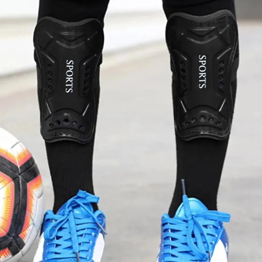 Plastic Soccer Shin Guards, Leg Protector Gear, Adjustable Breathable ...