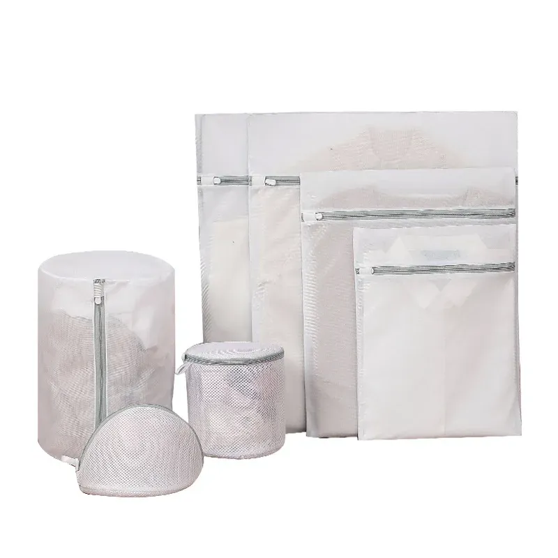 Mesh Laundry Washing Bags with Zips, Fine Mesh Bag for Washing Clothes ...