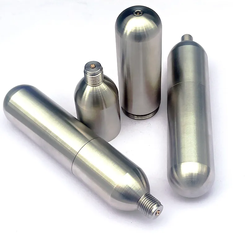 45g High Pressure Rechargeable CO2 Cartridge For Kayak Life Jacket ...