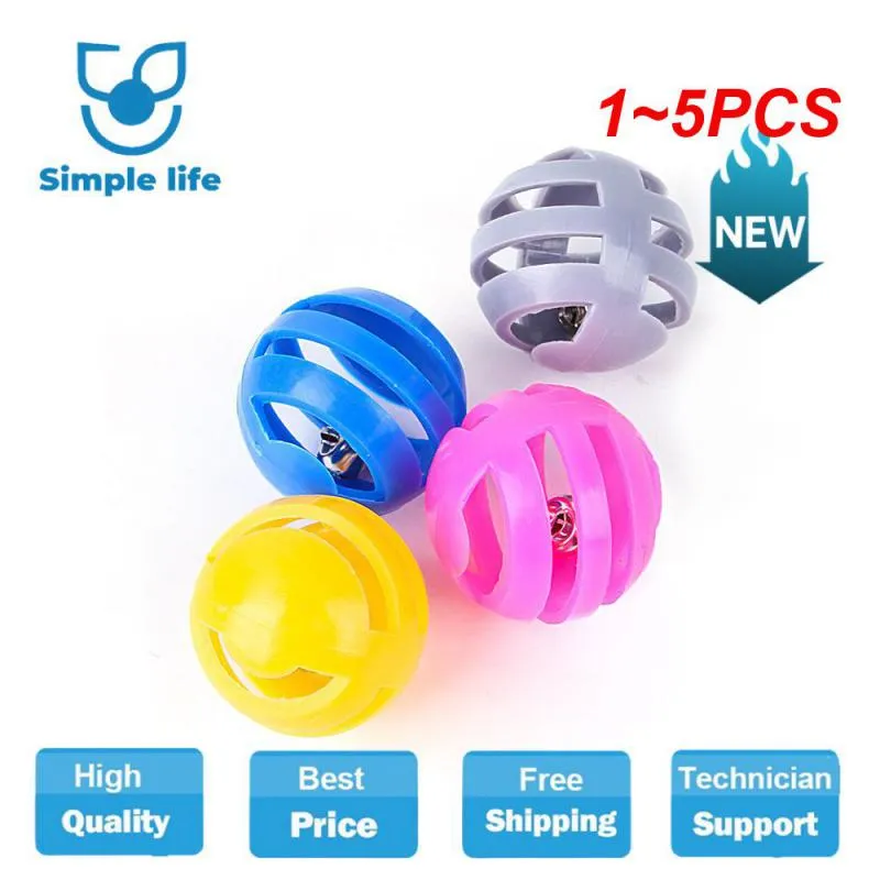 Durable Cat Toys Balls with Low-voltage Bell for Indoor Play ...