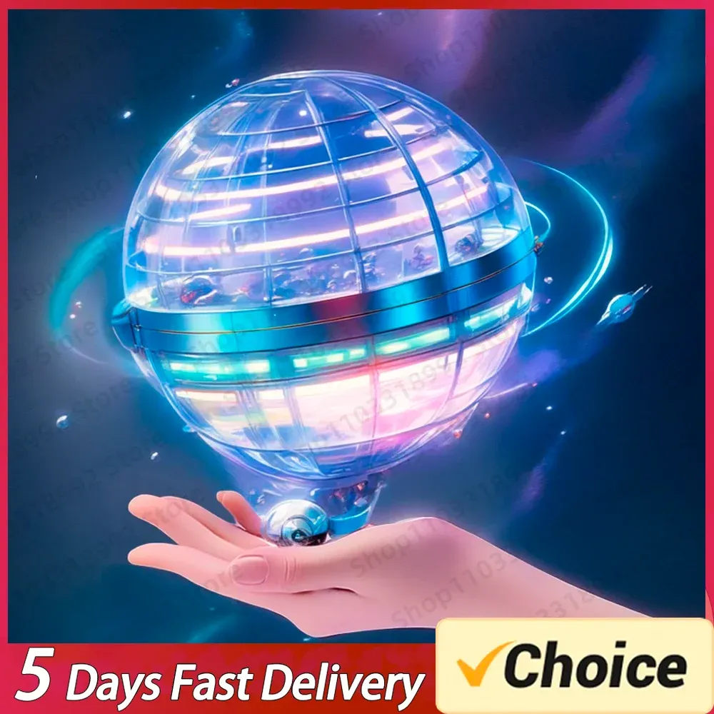 DHgate.com:360° Rotating Mini UFO Drone - Rechargeable LED Hand ...