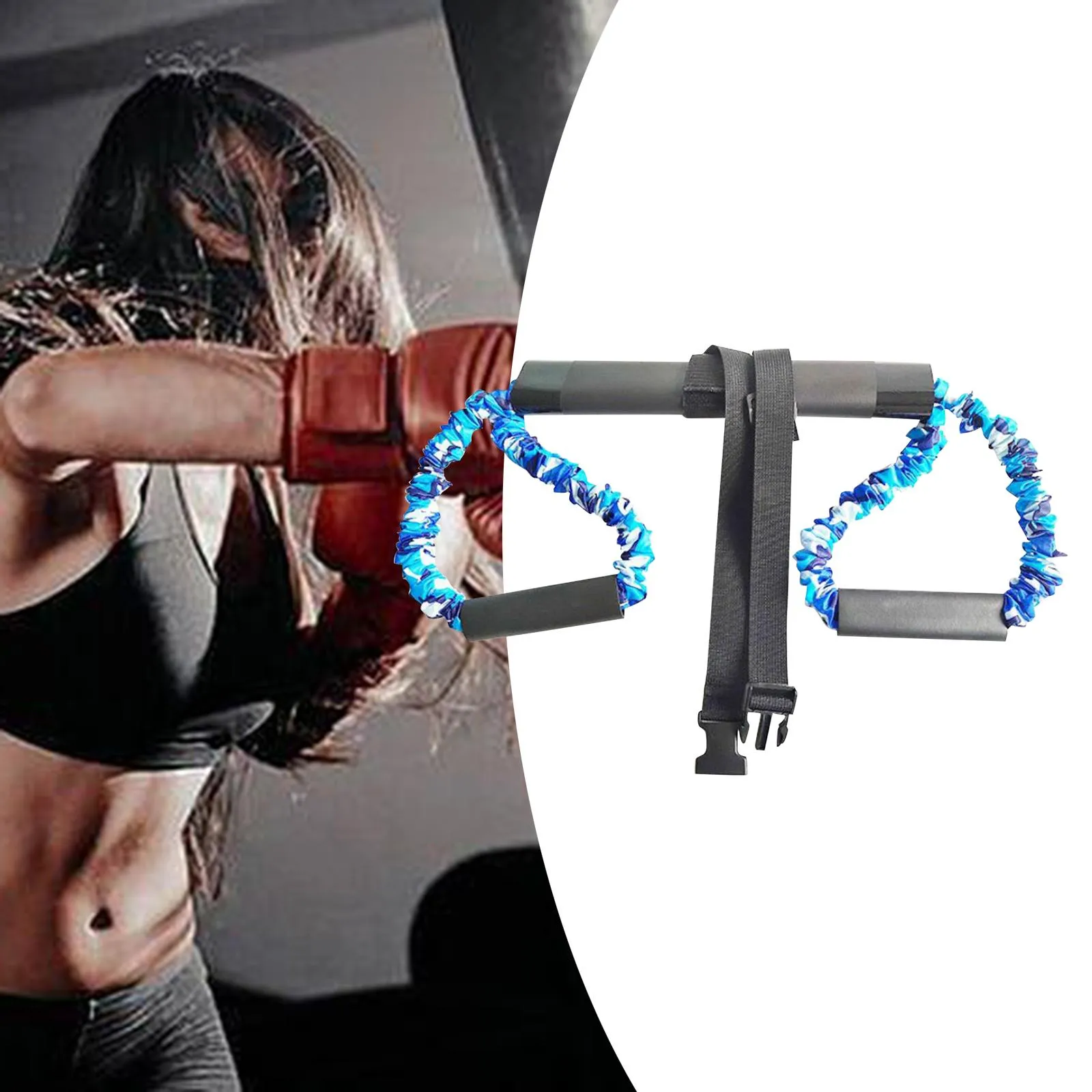 UpgradedResistance Bands Set Type with Handles, Color Exercise Loop ...